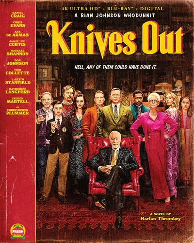 Knives Out 4K UHD + Blu-ray Steelbook Limited Edition | Avant-Garde-Cinema