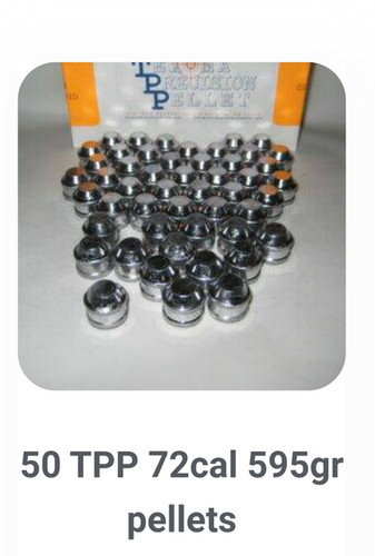 TEXOMA PERCISION PELLET .72 CAL 595 GRAIN! | Bluegrass Big Bore