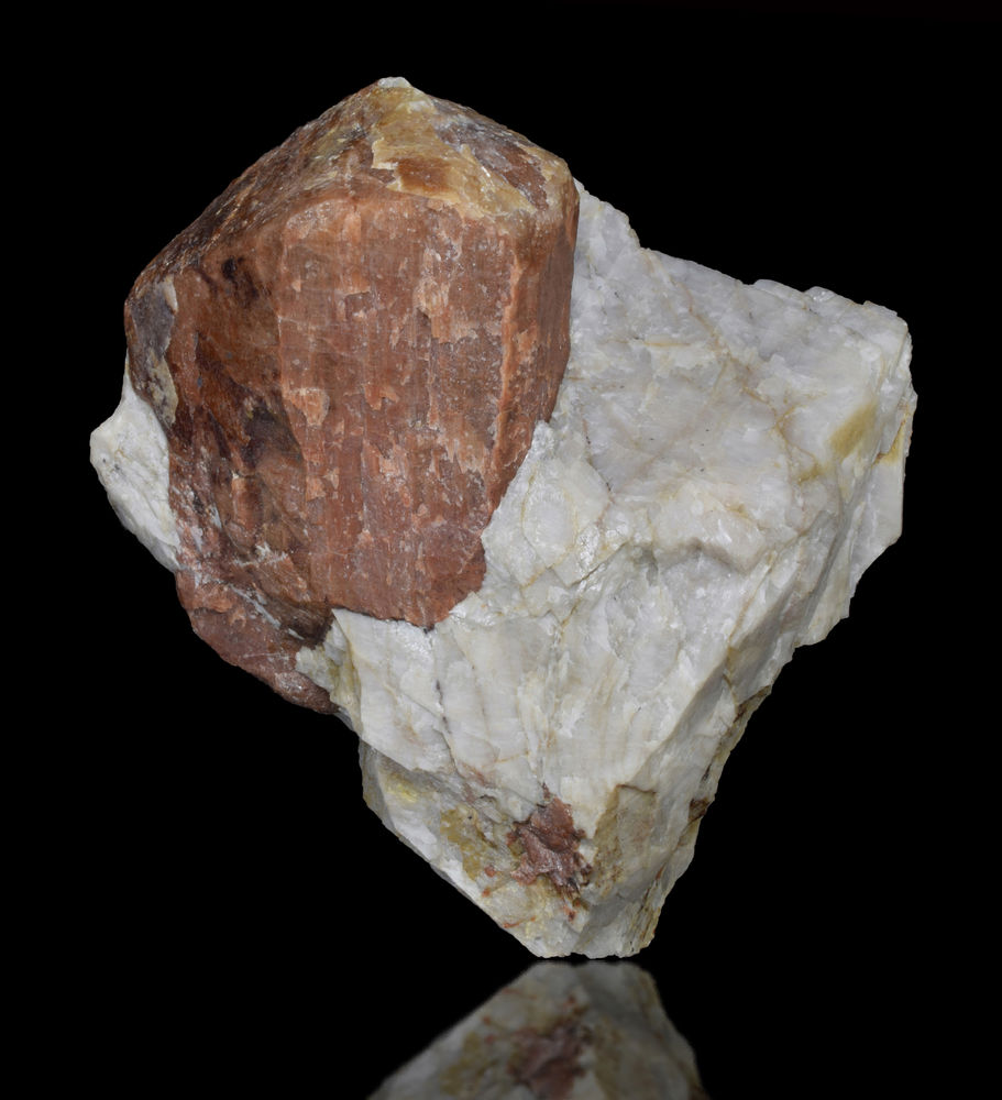 Willemite Crystal on Calcite Matrix, Sterling Mine, Sterling Hill, New ...