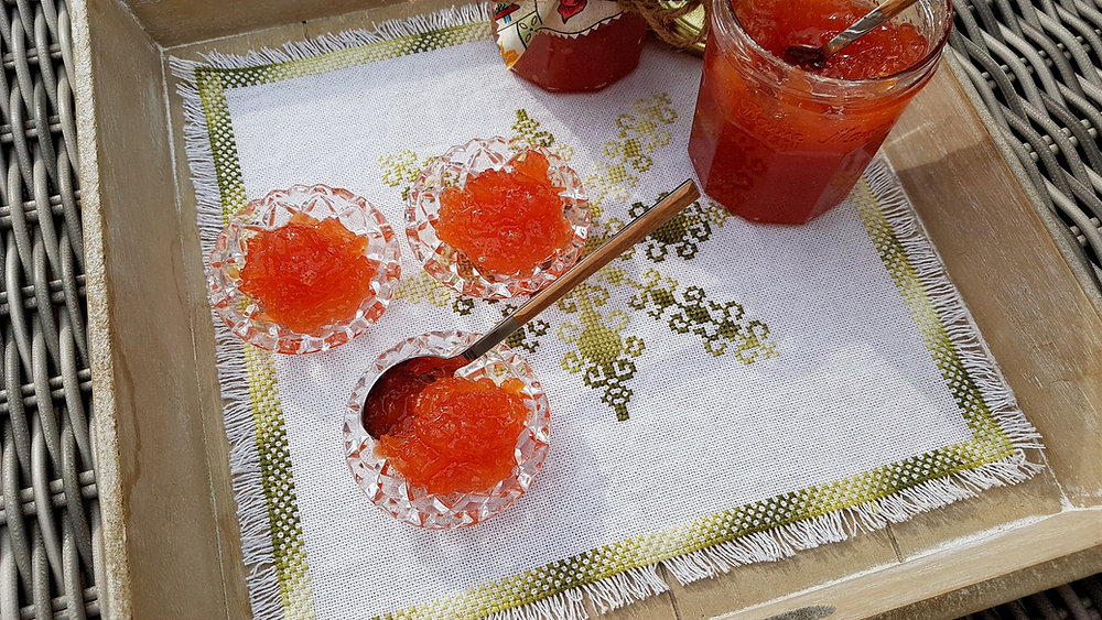 Quinch preserve and marmelade
