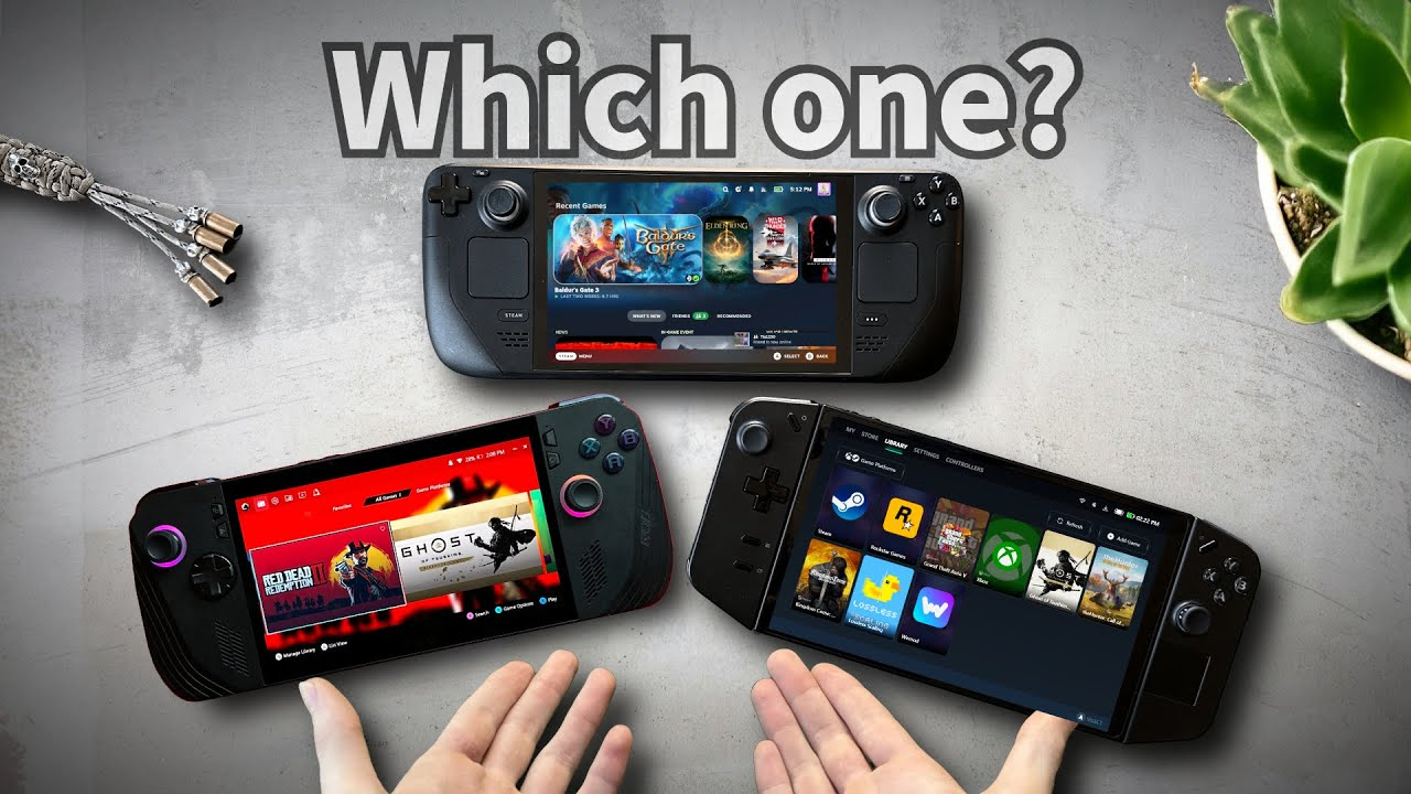 Handheld Gaming PCs in 2025: Steam Deck OLED vs ROG Ally X vs Lenovo ...