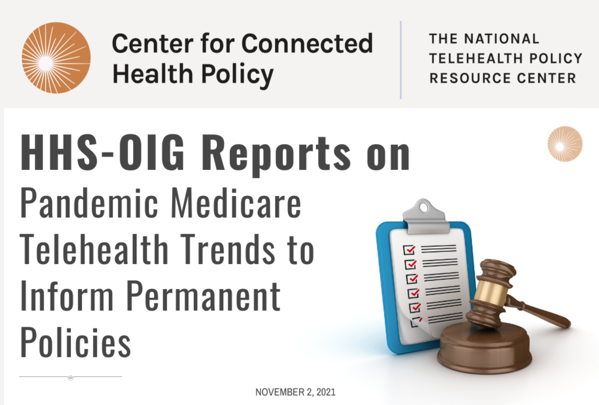 HHS-OIG Reports on Pandemic Medicare Telehealth Trends to Inform ...