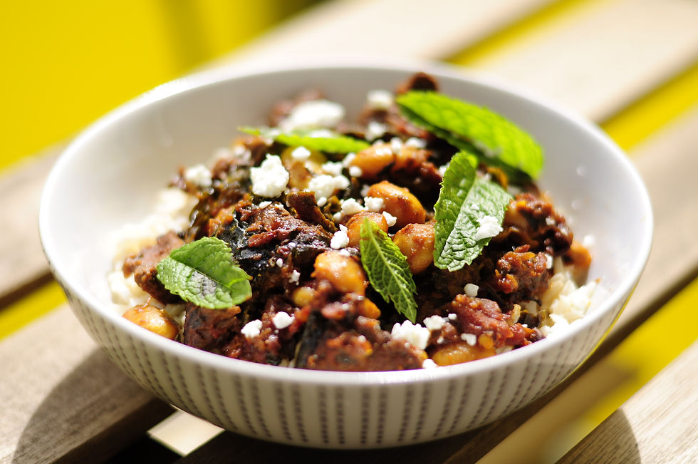 Persian inspired beef stew