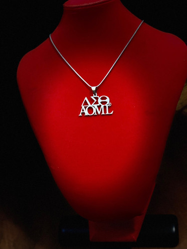 Delta AOML - Stainless Steel Pendant | Living Greek