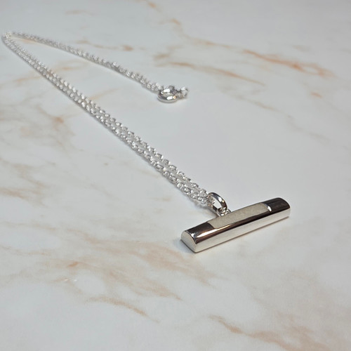 The T-Bar Breastmilk Pendant | Boobie Jewels