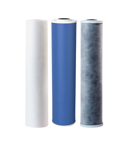 Filter Set 3 Stage Big Blue 20” FAT (PP5 / GAC / CTO ...