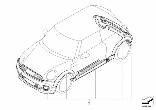 GENUINO Juego de recambio | Tienda Mini Cooper