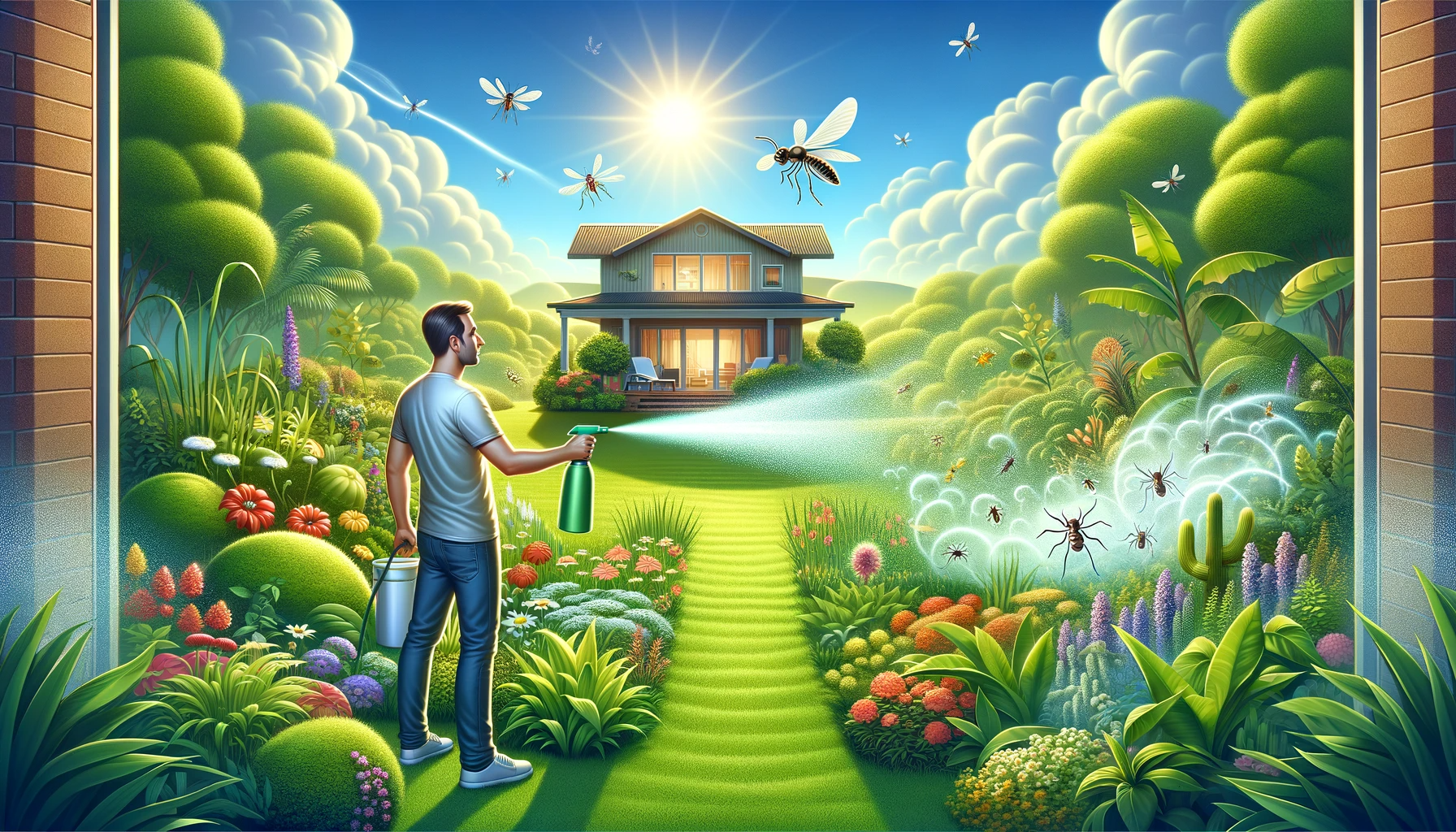 A Mosquito Spray for Your Yard: A 3-in-1 Solution