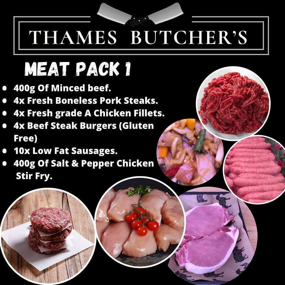 Thames Butcher's Meat Pack 1 | Clarks Eggs