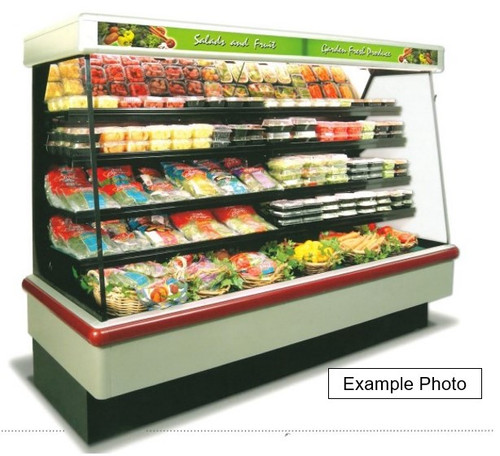 84-0005 Hussmann 12’ P4X Remanufactured Multi Deck Produce Case | GES