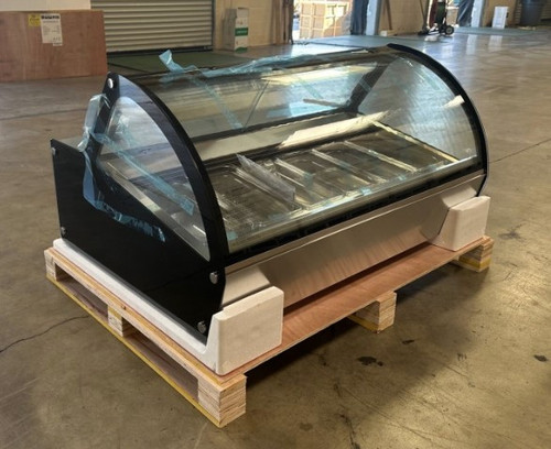 171-0152 6 Pan Self Contained Full Service Countertop Gelato Display ...