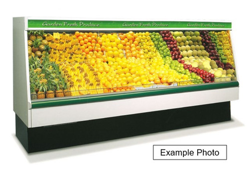 84-0006 Hussmann 12’ P2X Remanufactured Multi Deck Produce Case | GES