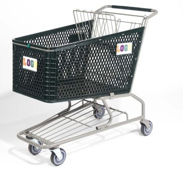 93-0006 Large Plastic Shopping Cart Model PC30 | GES