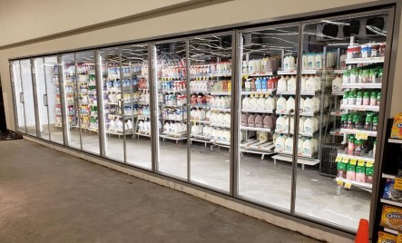178-0002 Remi Safe HG 30” X 79” Walk In Cooler Display Door | GES