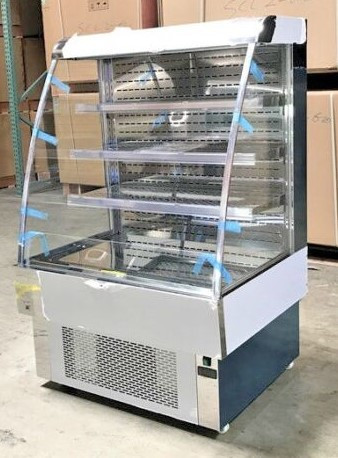 171-0028 40” Open Air Curtain Self Contained Refrigerated Cooler ...