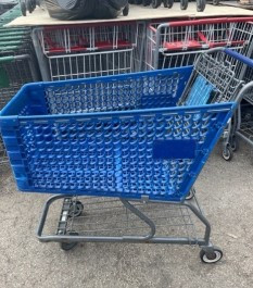 14-0049 Large Plastic Shopping Cart Model #172BE | GES