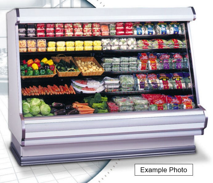 84-0008 Hussmann 8’ P4 Remanufactured Multi Deck Produce Case | GES