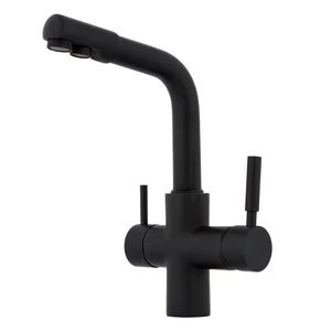 Matte Black Basic 3 Way Mixer Tap | The Water Filter Guy
