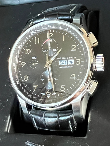 Hamilton Jazzmaster Maestro Chronograph 7750 Complete Set MINT SOLD ...