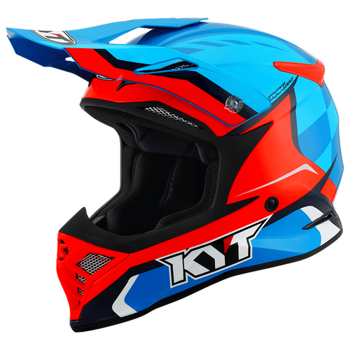 KYT SKYHAWK Glowing Blue/Orange Fluo | Eurorace Canada