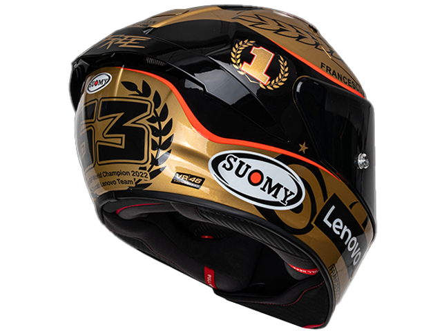 SUOMY "SR-GP" CARBON HELMET PECCO WORLD CHAMPION 2022 GOLD LIMITED ...