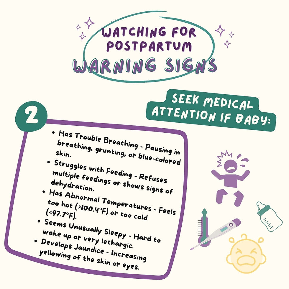 Recognizing Warning Signs: A Quick Guide for Labor Support & Postpartum ...
