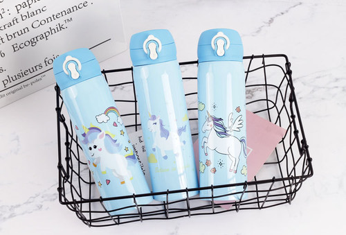 Unicorn Blue Thermos | TrendyThermos