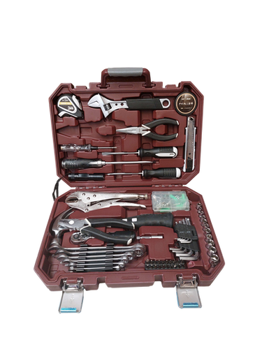 Simply Shelving 62 PCS Hand Tool Set General Household Repair Tool Kit with Storage Case Socket ...