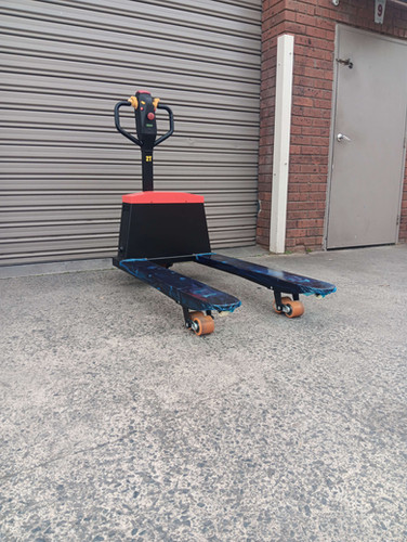 Fully Electric 2T Pallet Trolley Jack 685mm Wide | Simply Shelving
