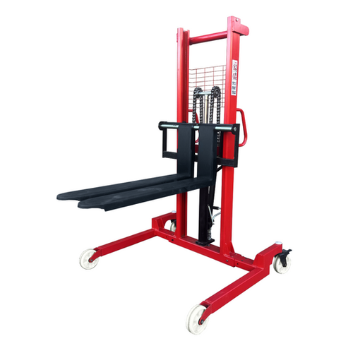 Straddle Leg Manual Hydraulic Stacker Lift 1000KG 1600MM | Simply Shelving