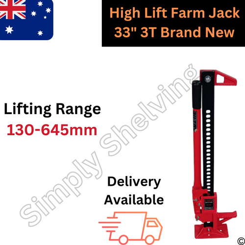 High Lift Farm Jack 645mm High 3000KG 4WD Jack | Simply Shelving