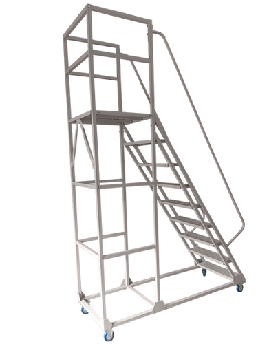 Platform Picking Stairs Trolley Ladder 3M | Simply Shelving