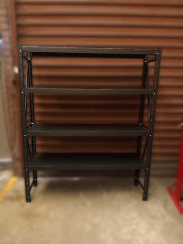 Garage Storage Shelving 1800H x 1500L x 400D 400KG Black | Simply Shelving