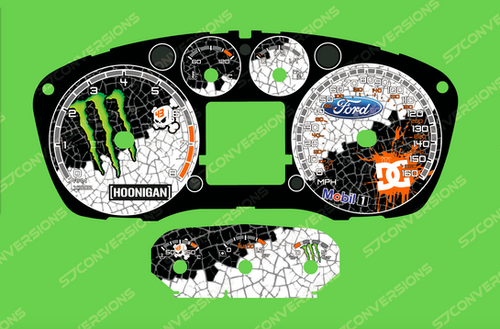 Ford Focus ST Mk2 Hoonigan Version 2 Ken Block Style Dial Cards | SJ ...