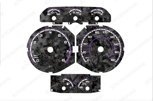Ford Focus ST Mk3.5 Facelift Forged Carbon Dial Cards 8 Colours | SJ ...