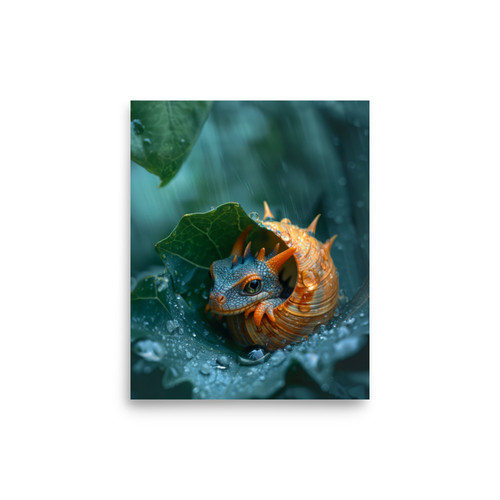 Snail Dragon | Poster | Dragon Muse Artworks