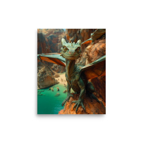 Red Cliff Divebomber | Dragon Muse Artworks