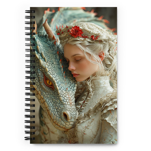 Vintage Beauty | Spiral notebook | Dragon Muse Artworks