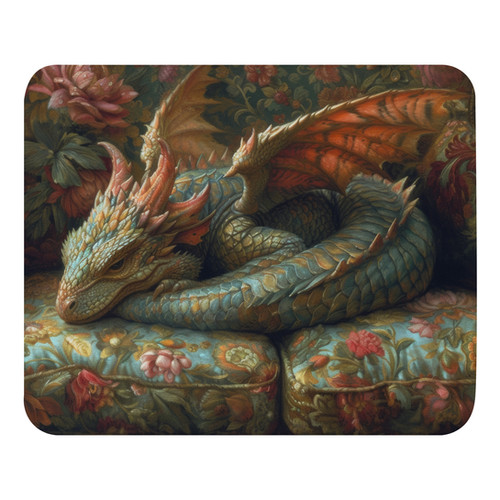 Regal Couch Potato | Mouse pad | Dragon Muse Artworks