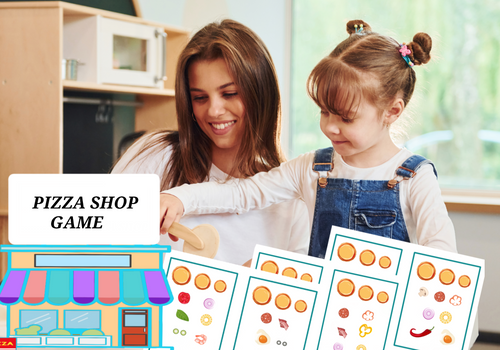 Pizza Shop Pretend Play - Family Kids Activity | Preschool Printables