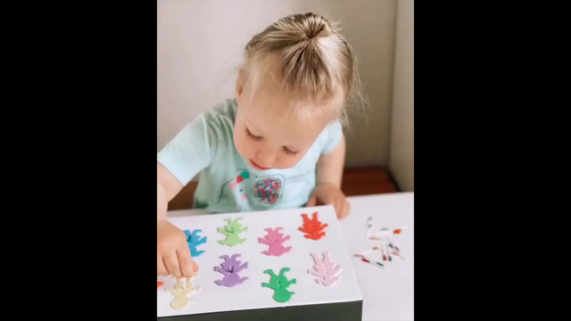 Color Matching Game For Toddlers, Fine Motor Skills