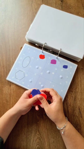 Preschool Learning Activity Book, Printable Busy Binder, Shape Color ...