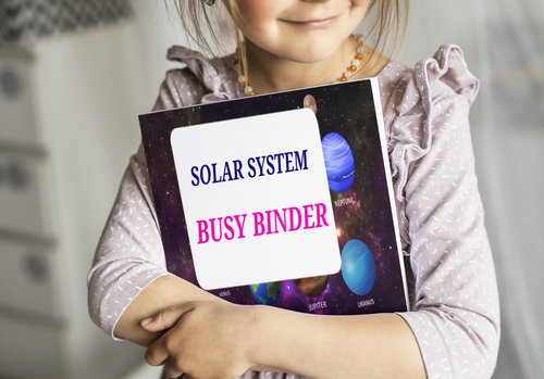 Solar System Kindergarten Busy Binder | Preschool Printables