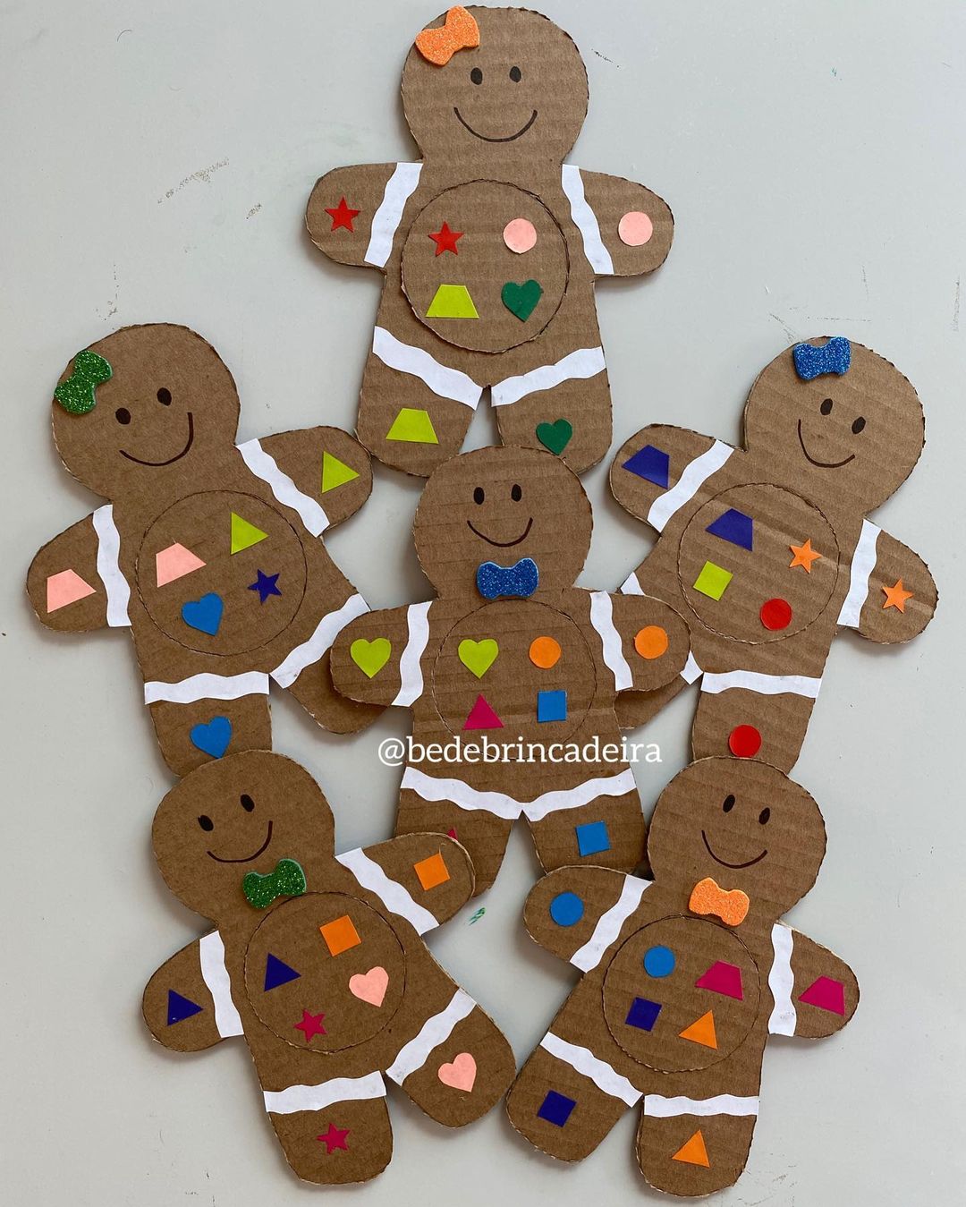 Preschool Learning Colors Activities, Craft for Kids Gingerbread Man Themed