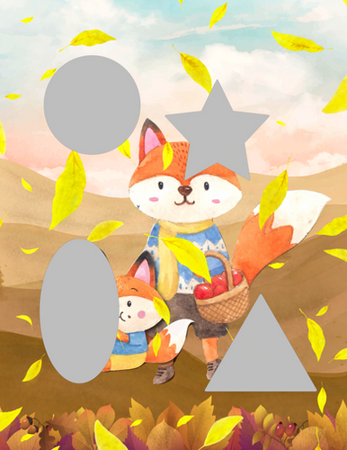 Forest Animals Fall Busy Binder | Preschool Printables