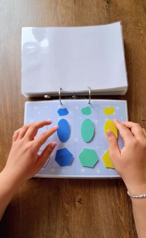 Toddler Learning Activity Book, Printable Busy Binder, Shape Color ...