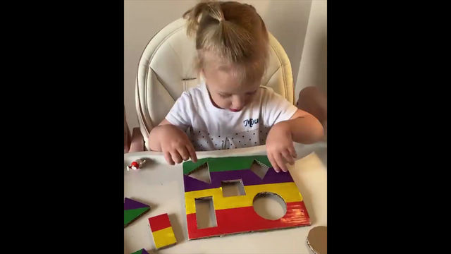 Color and Shape Matching Activity, DIY Montessori Toys for Kids