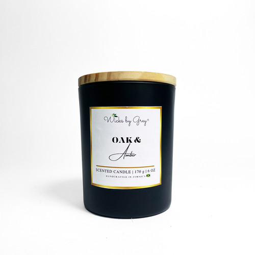 Oak & Amber Candle | Wicks By Grey