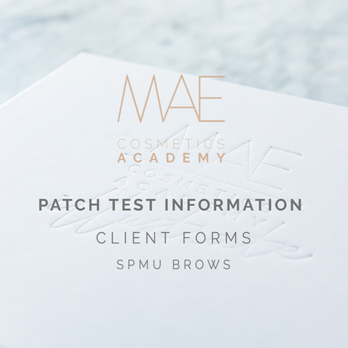 SPMU Patch Test Form & Instructions Sheet | MAE Academy