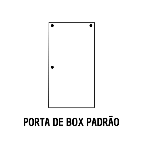 Porta de box padrão | evolurvidros